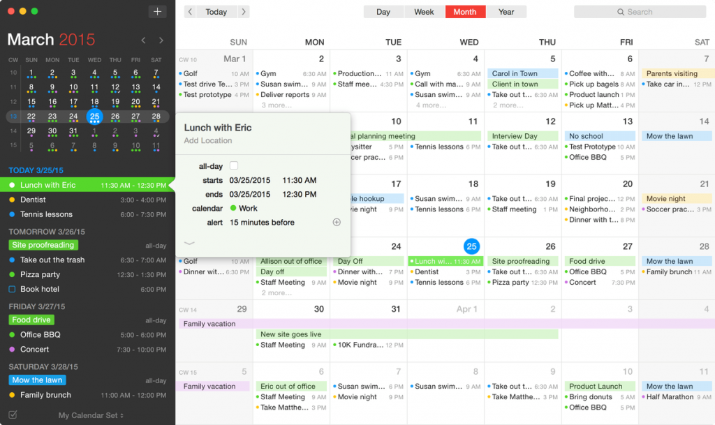 Fantastical Is The Best Calendar App For The Mac Baker On Tech
